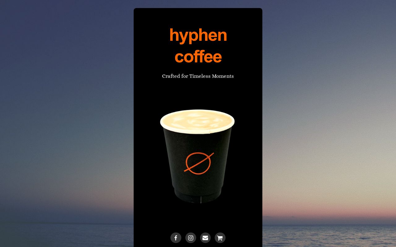 hyphen coffee